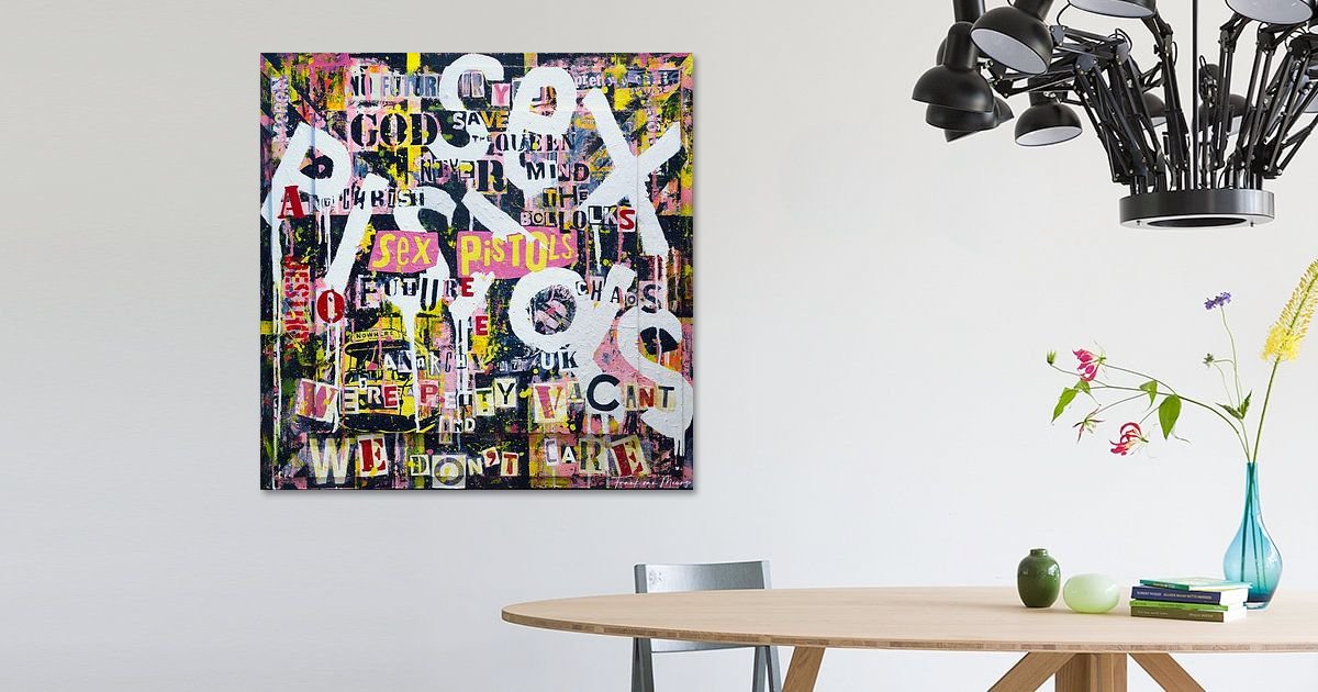 Punk van Frank van Meurs op canvas, behang en meer